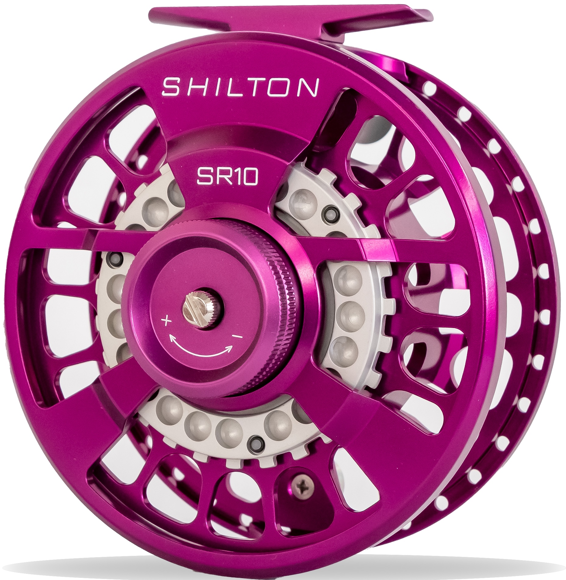 Shilton SR Series Custom Fly Reel Titanium-Gold-Red | SR8 | P-32657