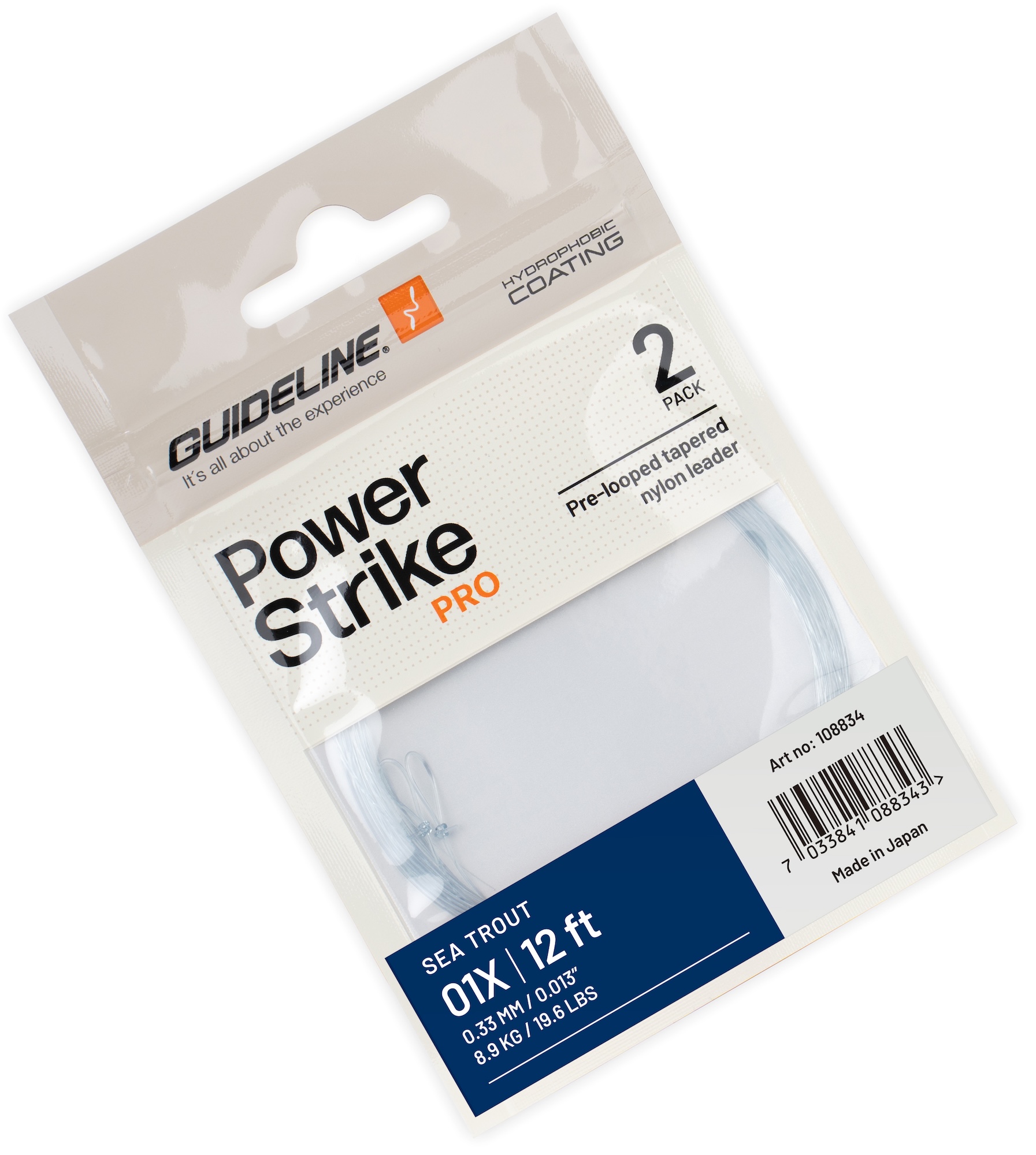 Guideline Dry & Dropper 11 ft Tapered Leader Leader | 3X | P-31402