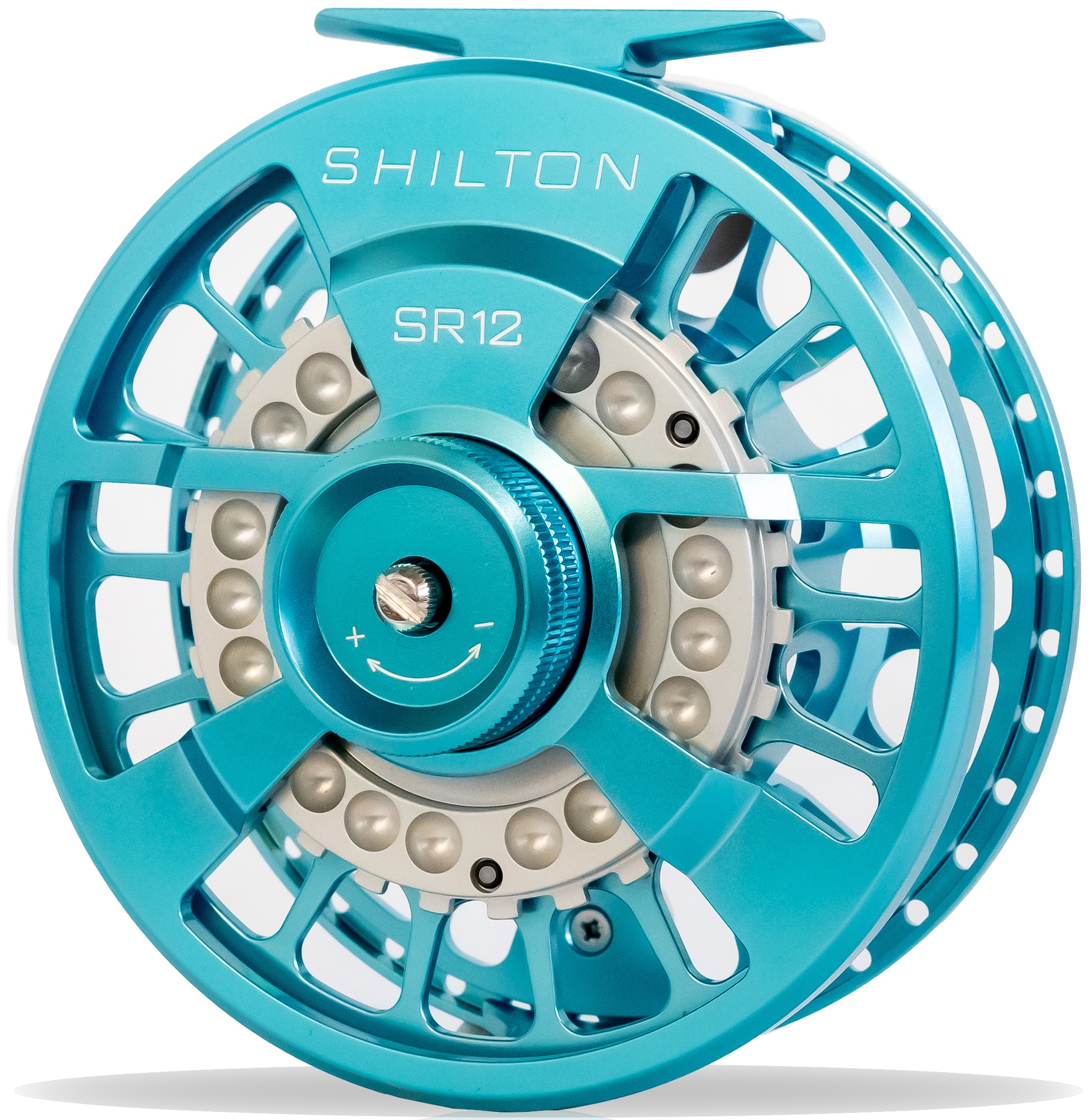 Shilton SR Series Custom Fly Reel Titanium-Gold-Red | SR8 | P-32657