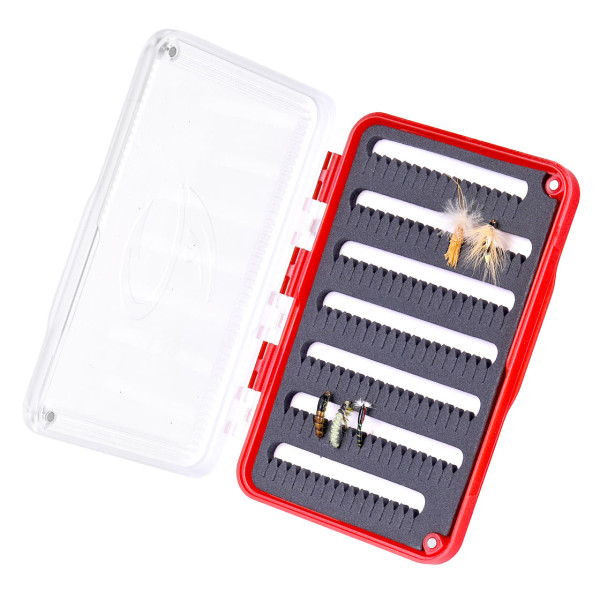 Fulling Mill Pocket Box Fly Box red | Fly Boxes | Equipment | adh-fishing