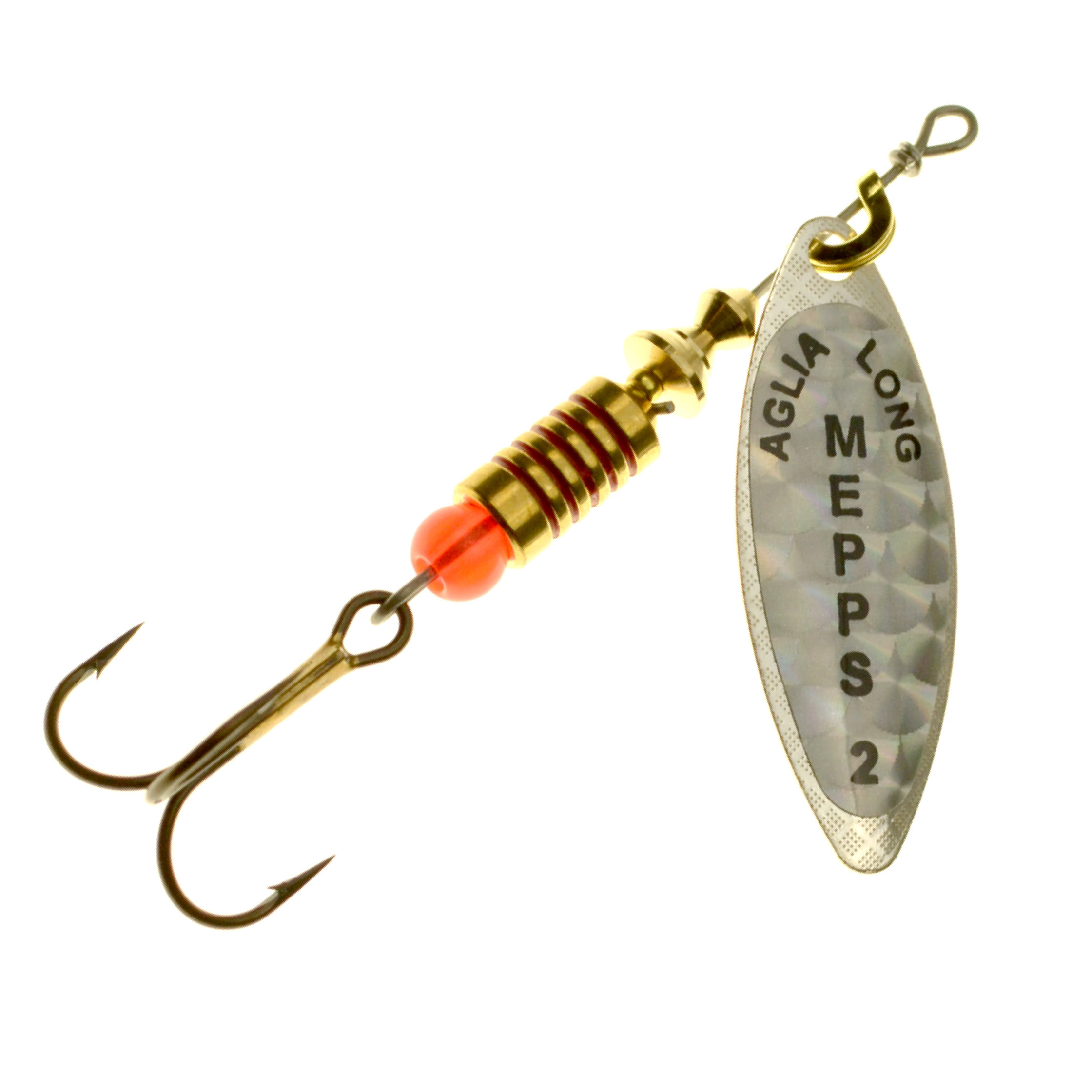 Mepps Aglia Longue Rainbo Spinner silver | Metalbaits | Lures and Baits ...
