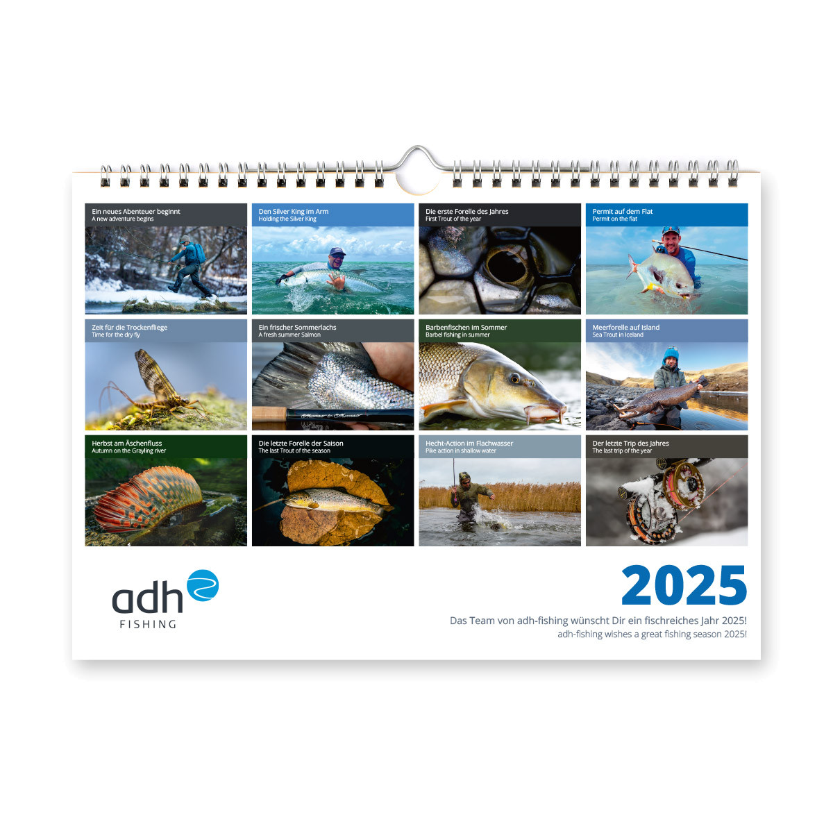 Free Fly Fishing Calendar for 2025 | adh-fishing