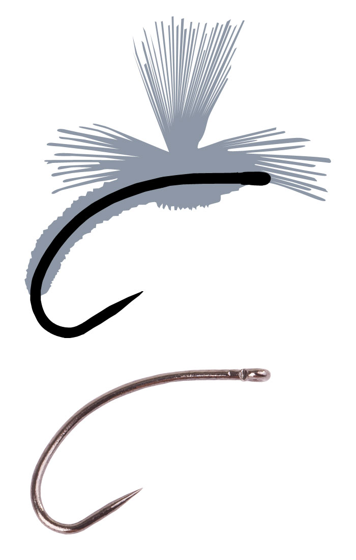 Tunca Fly Hook TE120 Klinkhammer | Barbless | Fly Hooks | Fly Tying ...