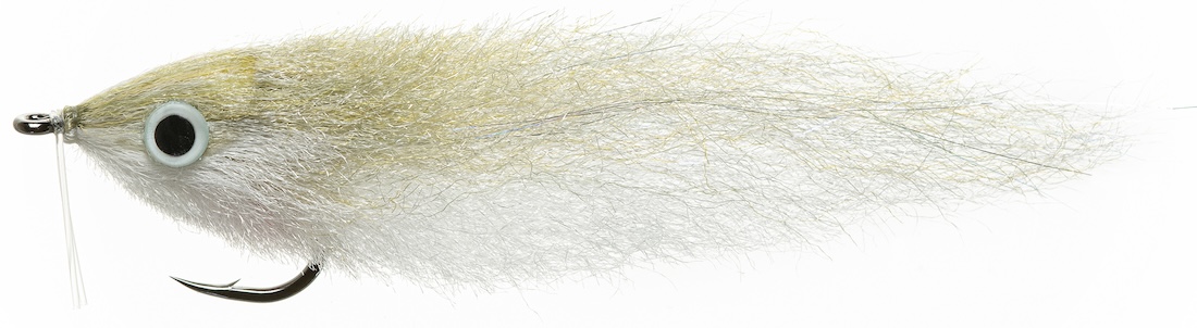 Enrico Puglisi FLOATING MINNOW STREAMER - GREY / WHITE - #2/0 ...