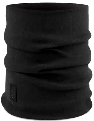 Buff® Merino Heavyweight Neckwarmer Solid Black | Face Masks | Headwear ...