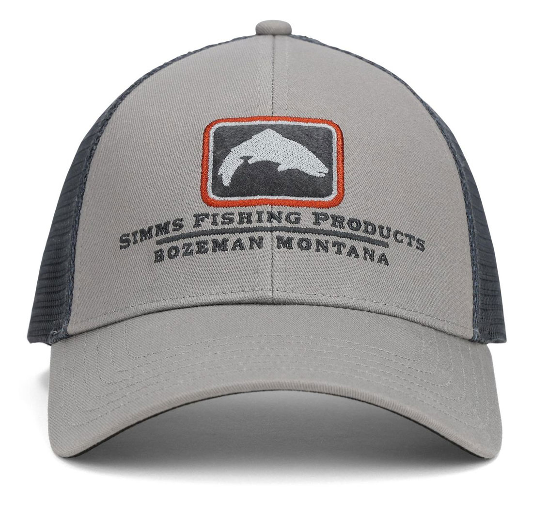 Simms Trout Icon Trucker Cap cinder | Caps and Hats | Headwear ...