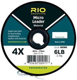 Rio Euro Nymph Micro Leader Material White | 6 X - 0,127 mm | P-32277.5