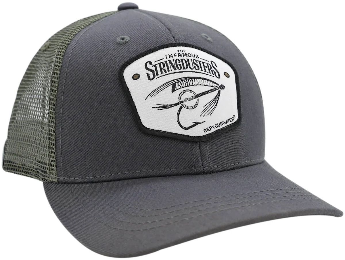 RepYourWater Brimmed Hat 5 Panel Infamous Stringdusters Banjo Fly Cap ...